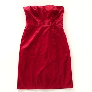 The Limited | Dresses | The Limited Red Satin Dress | Poshmark